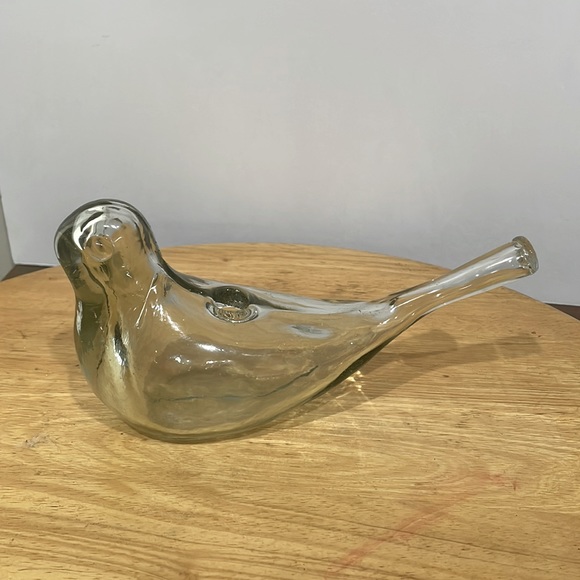 Source Unknown | Accents | Glass Bird Vase | Poshmark